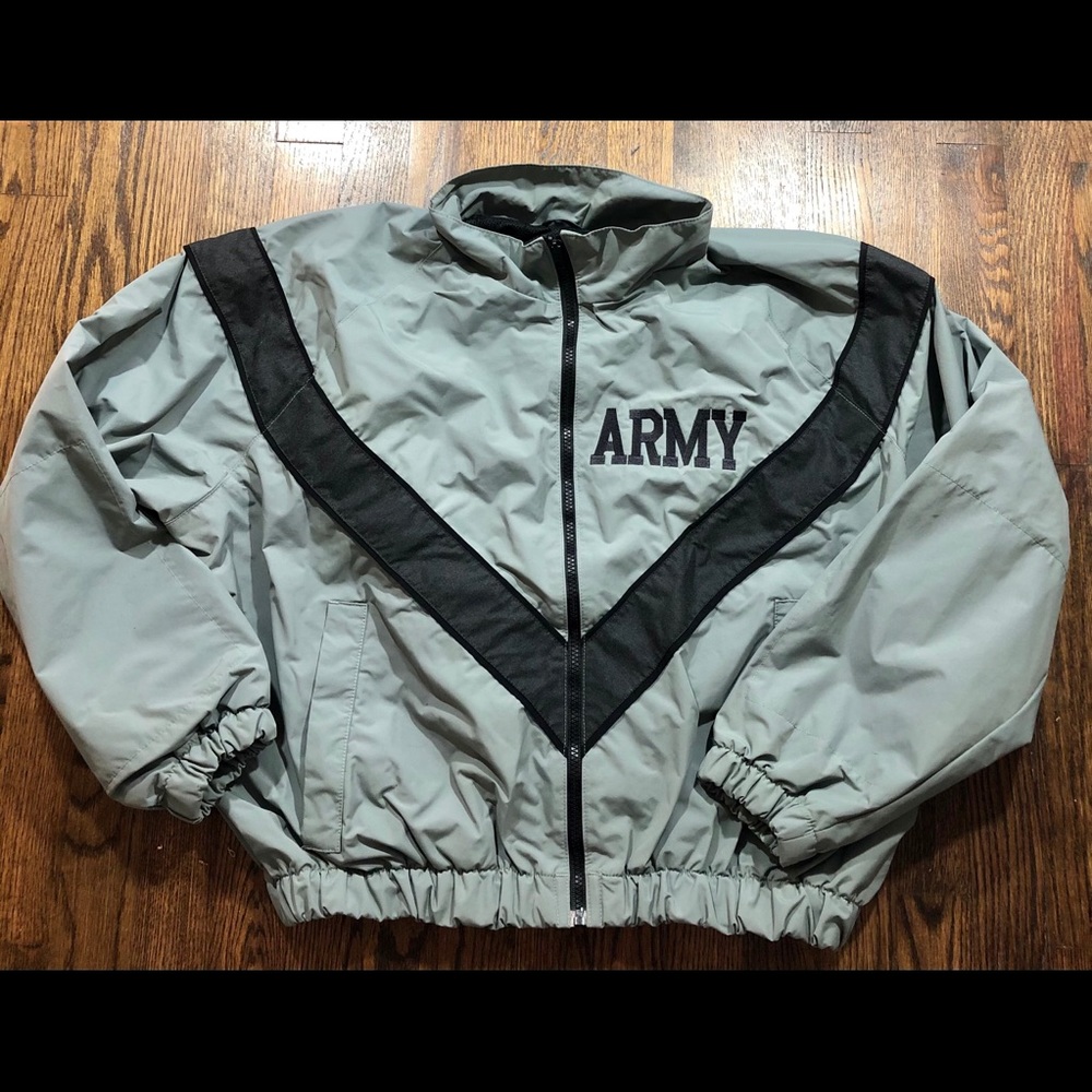 Army Jwod Skilcraft Windbreaker Jacket - Gem